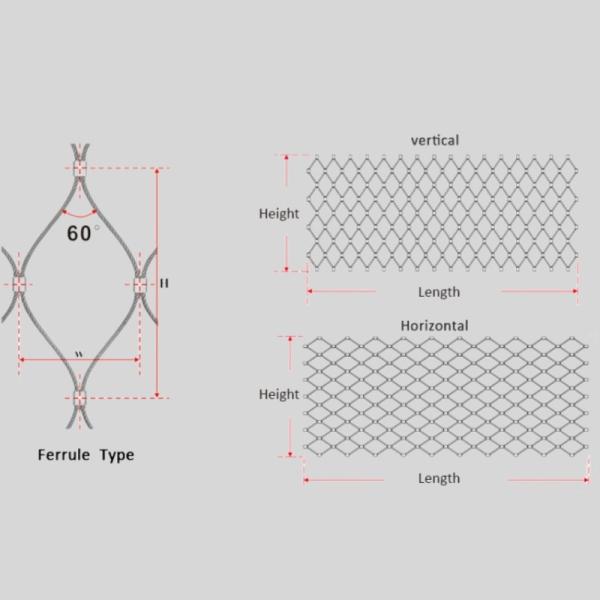 Quality Stainless Steel Cable Mesh Animal Enclosure for sale