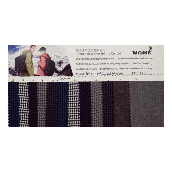 Quality PU Coated Composited Printed Polyester Fabric For Outdoor Products for sale