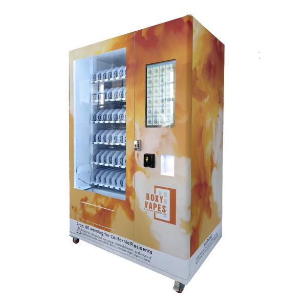 Quality 600 Pcs Innovative CBD Cigar Vending Machine With Age Checker Card Reader for sale