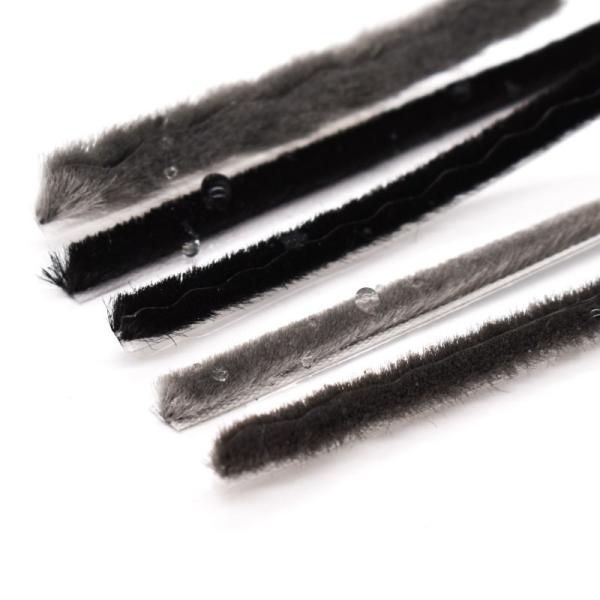 Quality Self Adhesive Weather Stripping for LED Strip 5 Meters Black Soundproof for sale