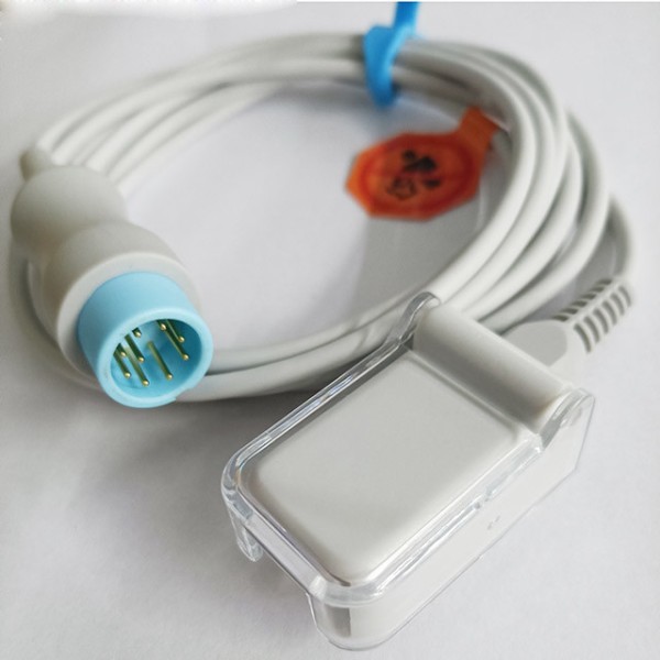 Quality Round 9 Pin BLT Spo2 Extension Cable A Q Series 2.2m Length for sale