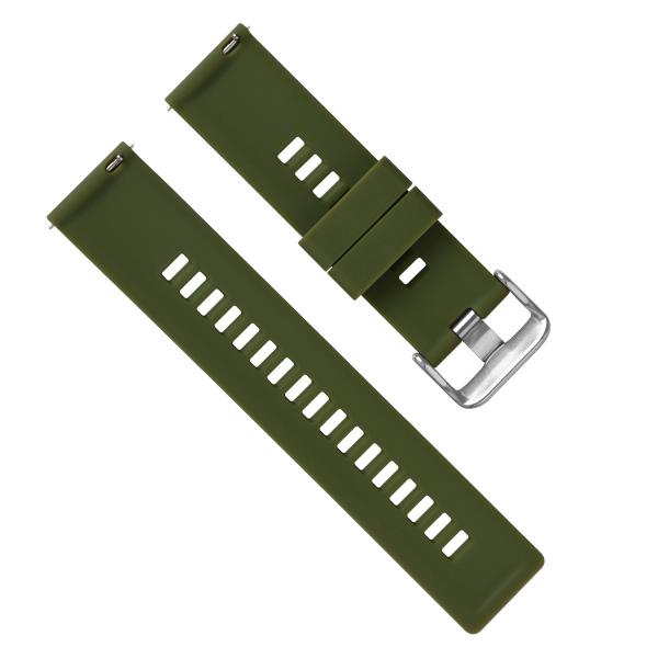 Quality Luxury Replacement 22mm Silicone Rubber Watch Strap Bands ROHS Certificate for sale