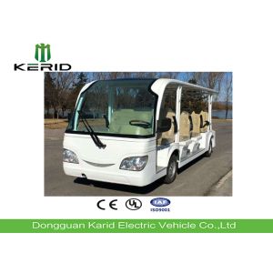 Quality 11 Seats Luxury Electric Shuttle Bus Tourist Vehicles For Sightseeing Easy for sale