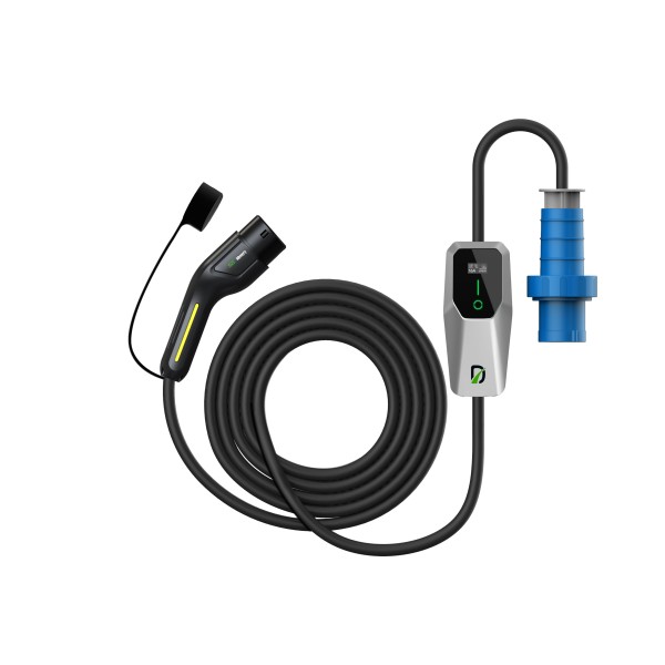 Quality 7kW Portable 240v Ev Charger Portable Ev Battery Charger Single Phase 32A for sale