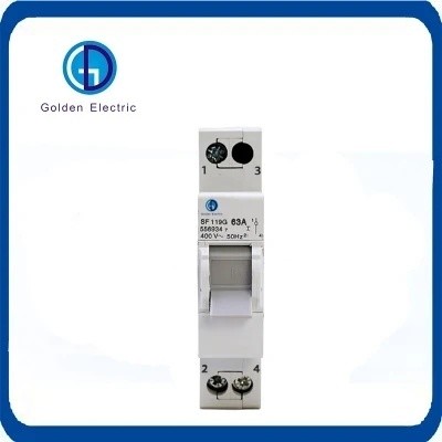 Quality DIN Rail Mounted Modular Manual Transfer Switch 4P 32A with Dual Output for sale