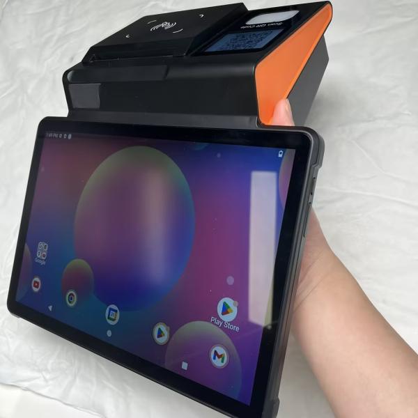 Quality Android 13 Wireless POS Terminal 6400mAh Battery NFC POS Terminal 11 Inch for sale