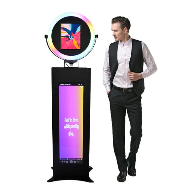 Quality Ring Light Portable Ipad Photo Booth 80W Sheet Metal PC Board for sale