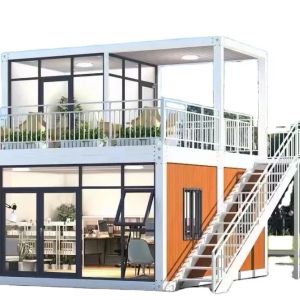 Quality Hotel Flat Pack Container House Portable and Customizable Accommodation Solution for sale