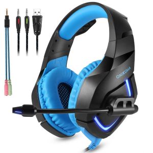 Quality 117dB 2.2kohm ONIKUMA K1 Wired Gaming Headset With Microphone for sale