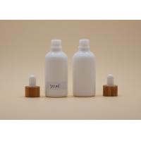Quality 50ML Aromatherapy Dropper Bottles Glass Bamboo Dropper Anti Spilling for sale