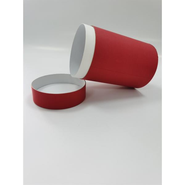 Quality ODM Gift Retail Packaging Boxes Flexographic Printing Red Tube for sale