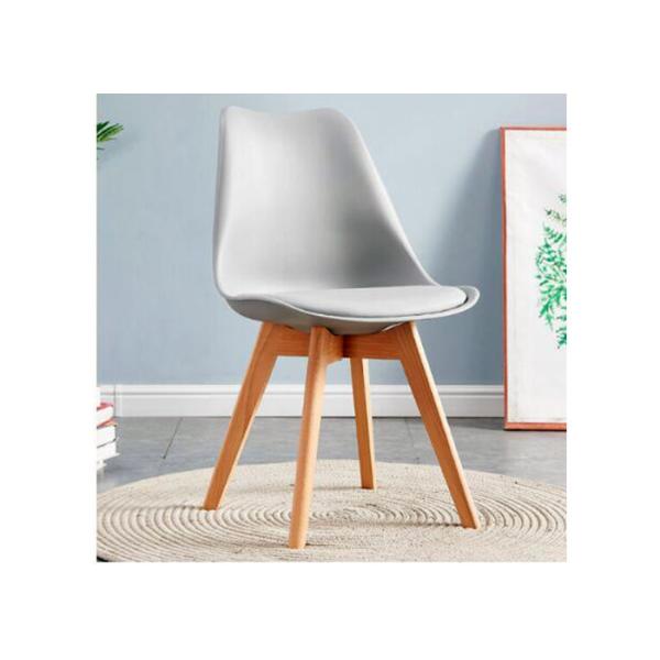 Quality Beech Wooden Leg Dining Chair High Density Springback Foam Cushion for sale