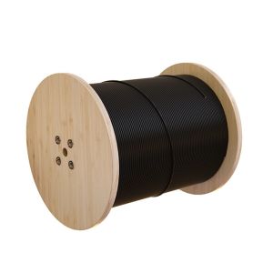 Quality Outdoor Fiber Optic Cable GYFXTY Type With 2 Parallel Frp Uni-tube 4F 6F 12F for sale