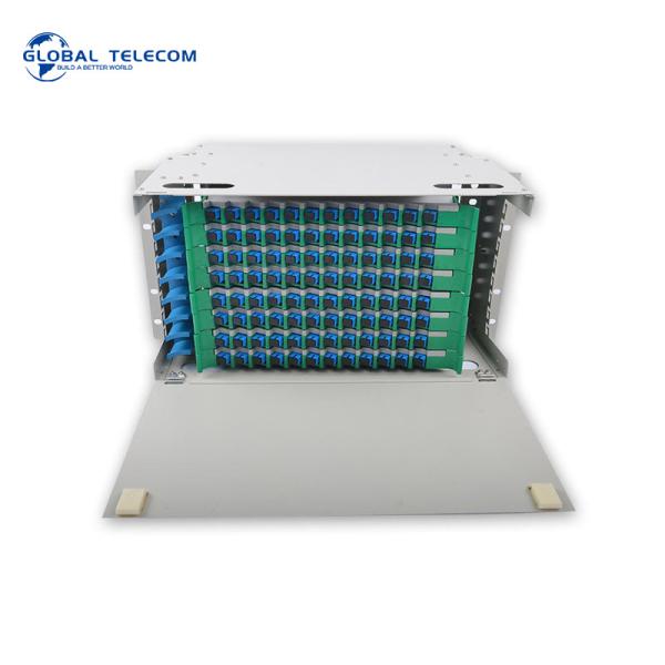 Quality Odf Fiber Optic Patch Panel Wall Mounted 12 24 48 96 144 Port for sale