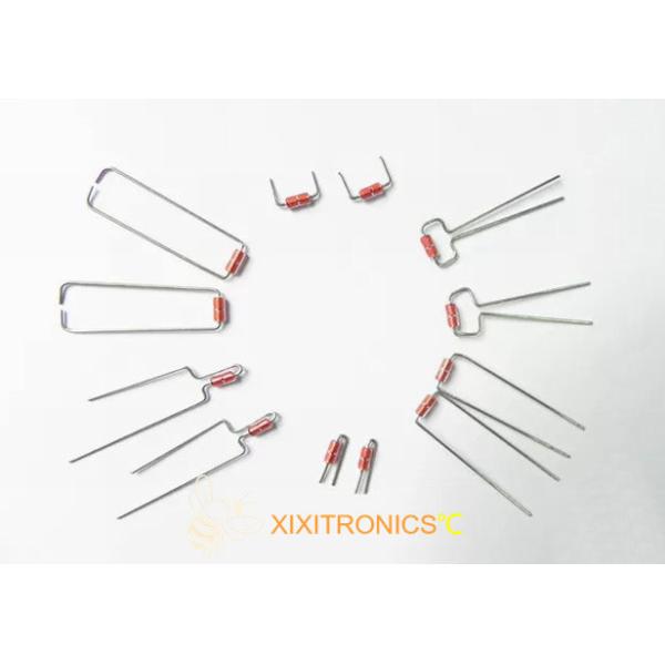 Quality Custom Shaped Encapsulated Glass NTC Thermistor Diode type MF58 series for sale