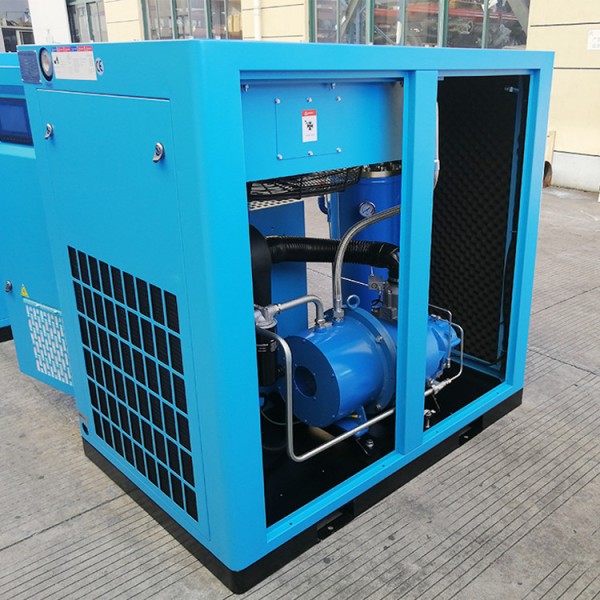 Quality 75 kW Intelligent PM VSD Variable Speed Drive PM Motor Screw Air Compressor for sale
