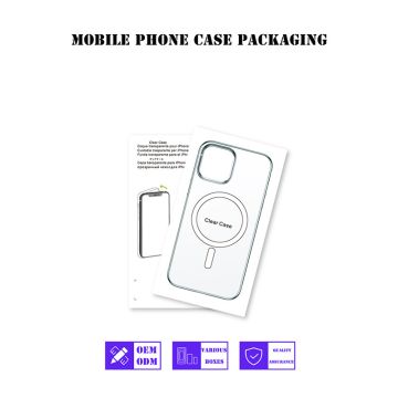 Quality Recyclable Electronic Cardboard Box Phone Cases Packaging With Blister Insert for sale