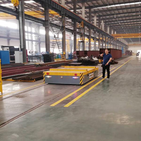 Quality Flat Table Powered Industrial Rail Cart for sale