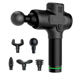 Quality Heating Handheld Muscle Massager 2400mAh Pulse Deep Tissue Massage Gun for sale