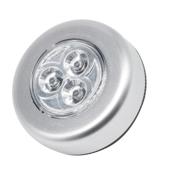 Quality LED Light DC5V Night Lamp Touch Sensor AAA Battery Powered Silver Color for sale