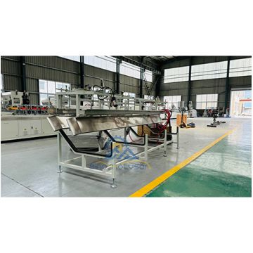 Quality 37kw Twin Screw Extruder WPC Solid Door Frame Extrusion Line for sale