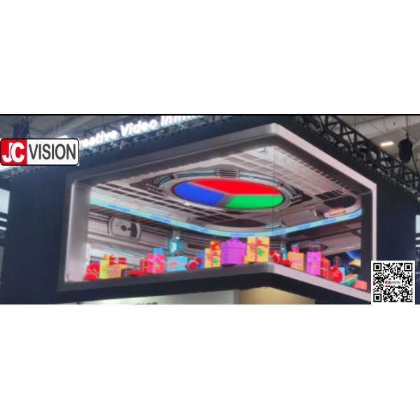 Quality JCVISION 3D Effect LED Display Energy Saving LED Advertising Digital Signage for sale