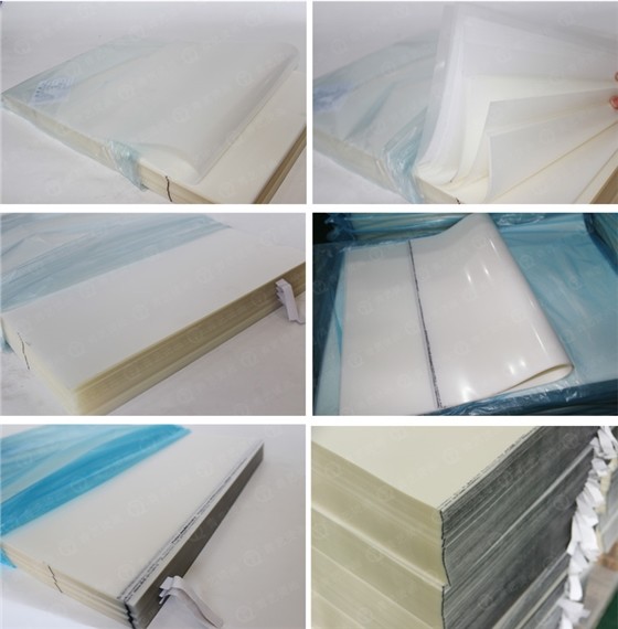 Quality Transparent Matte Cold Peeling PET Film For Offset / Screen Printed Packaging for sale