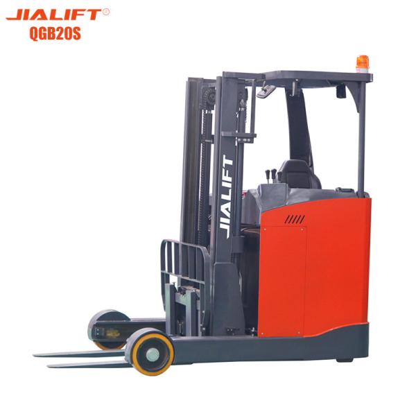 Quality 11kw Electric Stacker Forklift 1300kg Standing On 1300kg Lifting Height 4.5m for sale