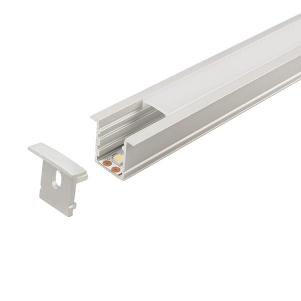 Quality 1215B Recessed Aluminum LED Profiles Surface Mounted for sale