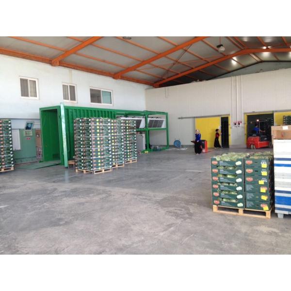 Quality 75kw Vegetable Vacuum Cooler R404A PLC Vaporizing Moisture for sale