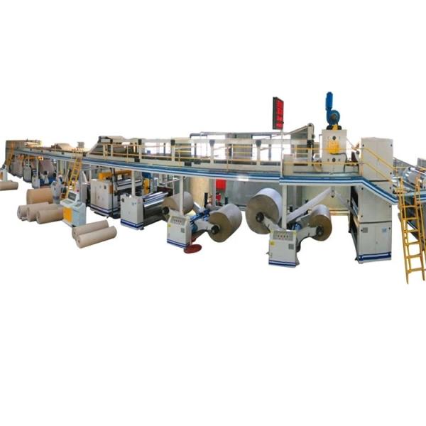 Quality High Speed 3 Ply Automatic Corrugated Box Plant Flute Cardboard Making for sale