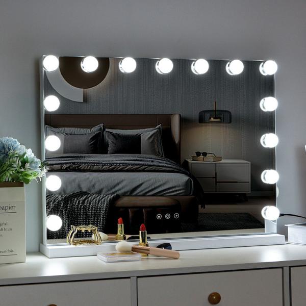 Quality OEM Led Large Hollywood Mirror For Cosmetics Vanity for sale