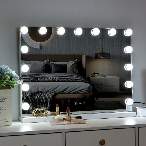 Quality OEM Led Large Hollywood Mirror For Cosmetics Vanity for sale