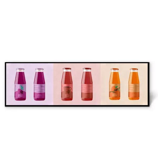 Quality Stretched Bar LCD Display 500cd/M2 Brightness For Advertising for sale