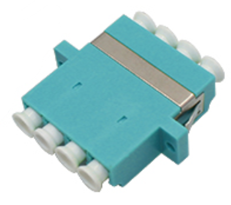 LC QUAD One-piece Adapter With Flange 1