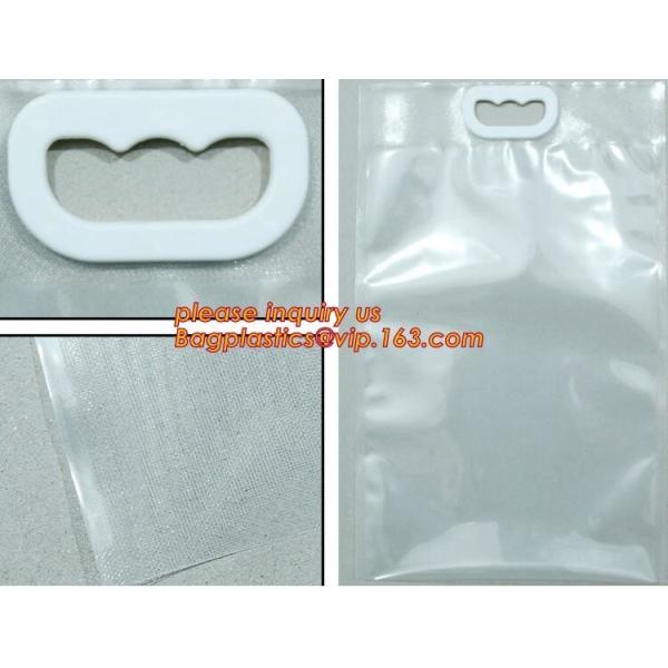 Quality 1 kg 2 kg 5 kg rice packaging bag with handle plastic bags for rice packaging,Eco friendly original square bottom strong for sale
