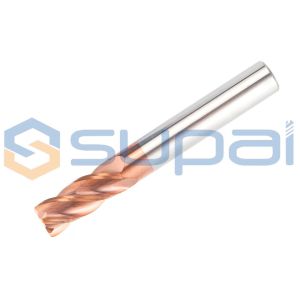 Quality Tungsten steel Round Nose Cutter CNC Tool Alloy Coating Cutter 4 Blade End Mill for sale