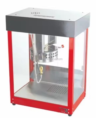Quality New Design Gas Popcorn Machine with Nice Polishing Surface and Stainless Steel for sale