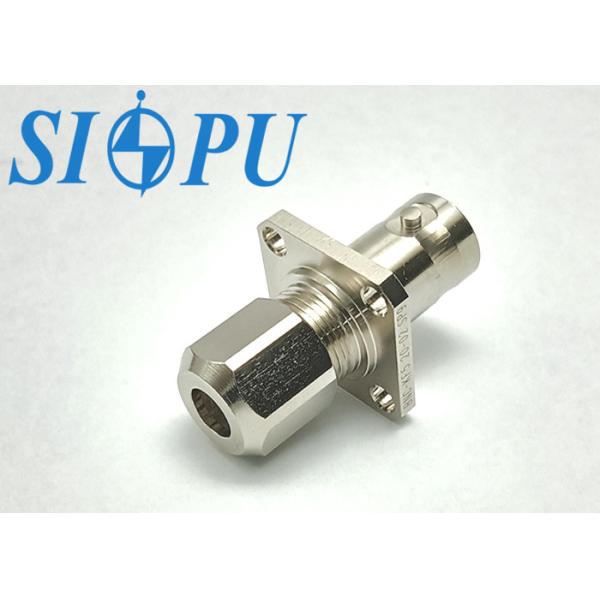 Quality BNC Female RF Coaxial Connector – Flange Mount, for RG142/U Cable for sale