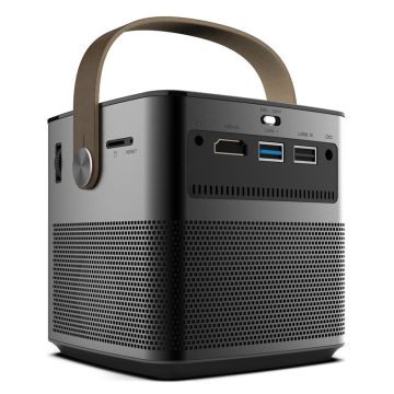 Quality Portable 4K 4000 Lumens 3D DLP LED Projector For Phone P12 for sale