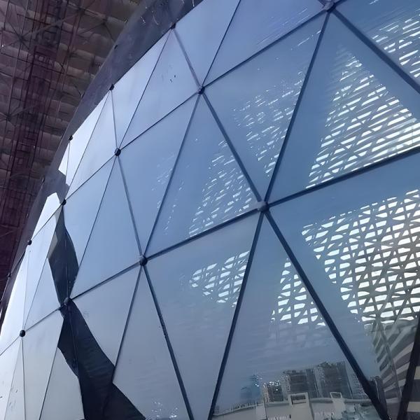 Quality Powder Coating Unitized Curtain Wall Thermal Insulation Curtain Wall Window Wall for sale