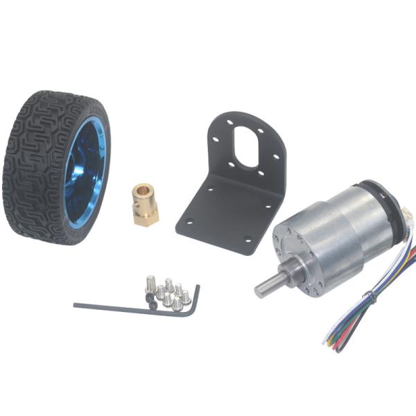 Quality 37mm Small DC Gear Motors 12V 24V micro gear motor with encoder for sale
