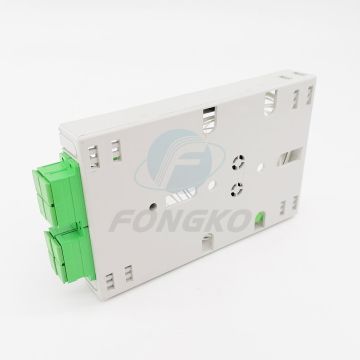Quality Grey Optic Fiber Access distribution box 1*8 PLC Splitter SC connector High for sale