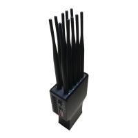 Quality 1W 10 Antenna 4500mAh Walkie Talkie Signal Jammer for sale
