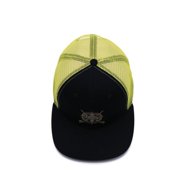 Quality Richardson 112 6 Panel Trucker Snapback Cap Polyester Cotton Material for sale