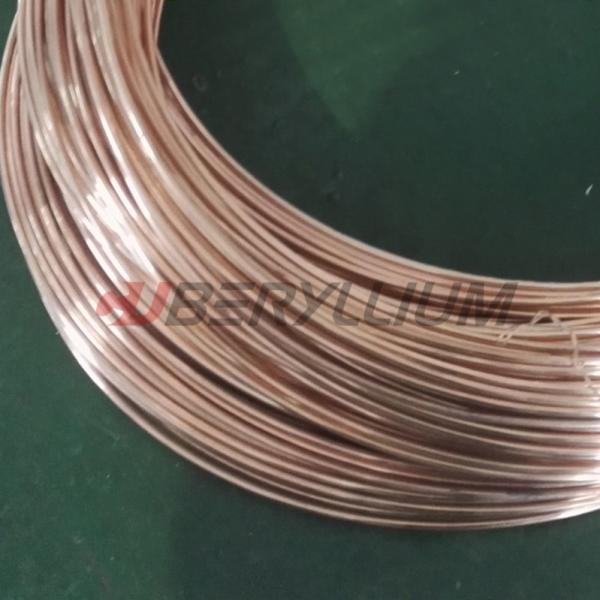 Quality Qbe2.0 Beryllium Copper Alloy Wire ASTM B197 For Welding Equipment  Rolling Mill Parts for sale