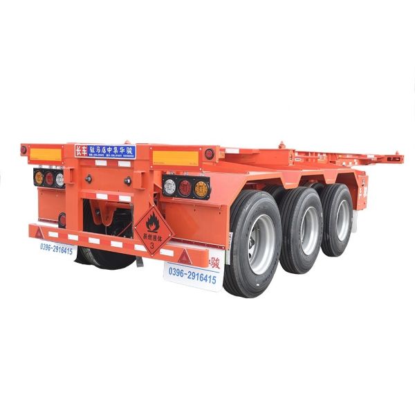 Quality 40T Max Payload Air Suspension Extendable Slider Skeleton Container Chassis Semi-trailer for sale