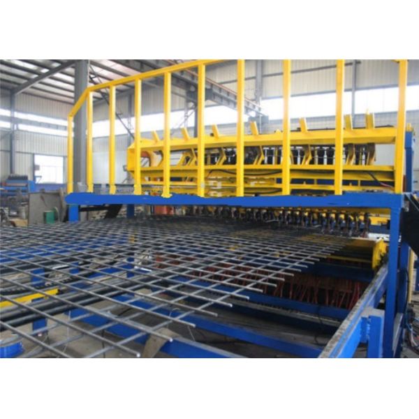 Quality Mild Steel Rebar Mesh Panel Welding Machine , Fully Automatic Welded Wire Mesh Machine for sale