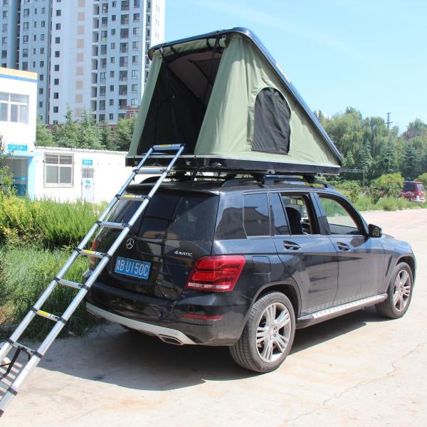 Quality Outdoor Sports Fiberglass Zelt Camouflage Car Roof Top Tent with Folding Design for sale