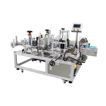 Quality Double Side Labeling Machine for Oil Front and Back Two Sided Barcode Labelling for sale